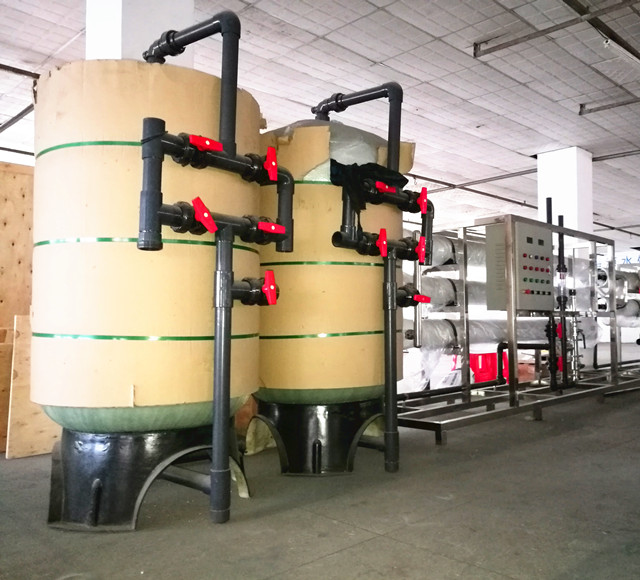 Industrial underground water FRP sand filter 30TPH