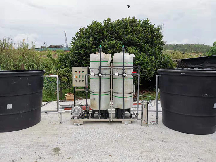 Removing iron and manganese filter in well water